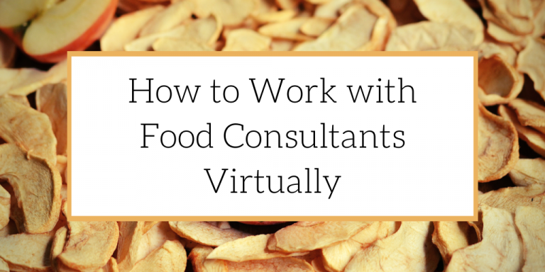 How to Work with Food Consultants Virtually – The Greater Goods